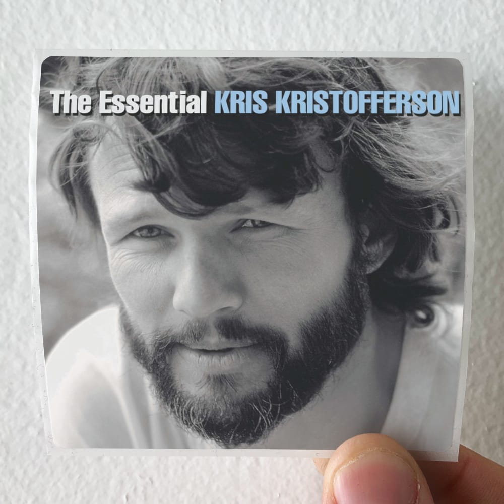 Kris Kristofferson The Essential Album Cover Sticker