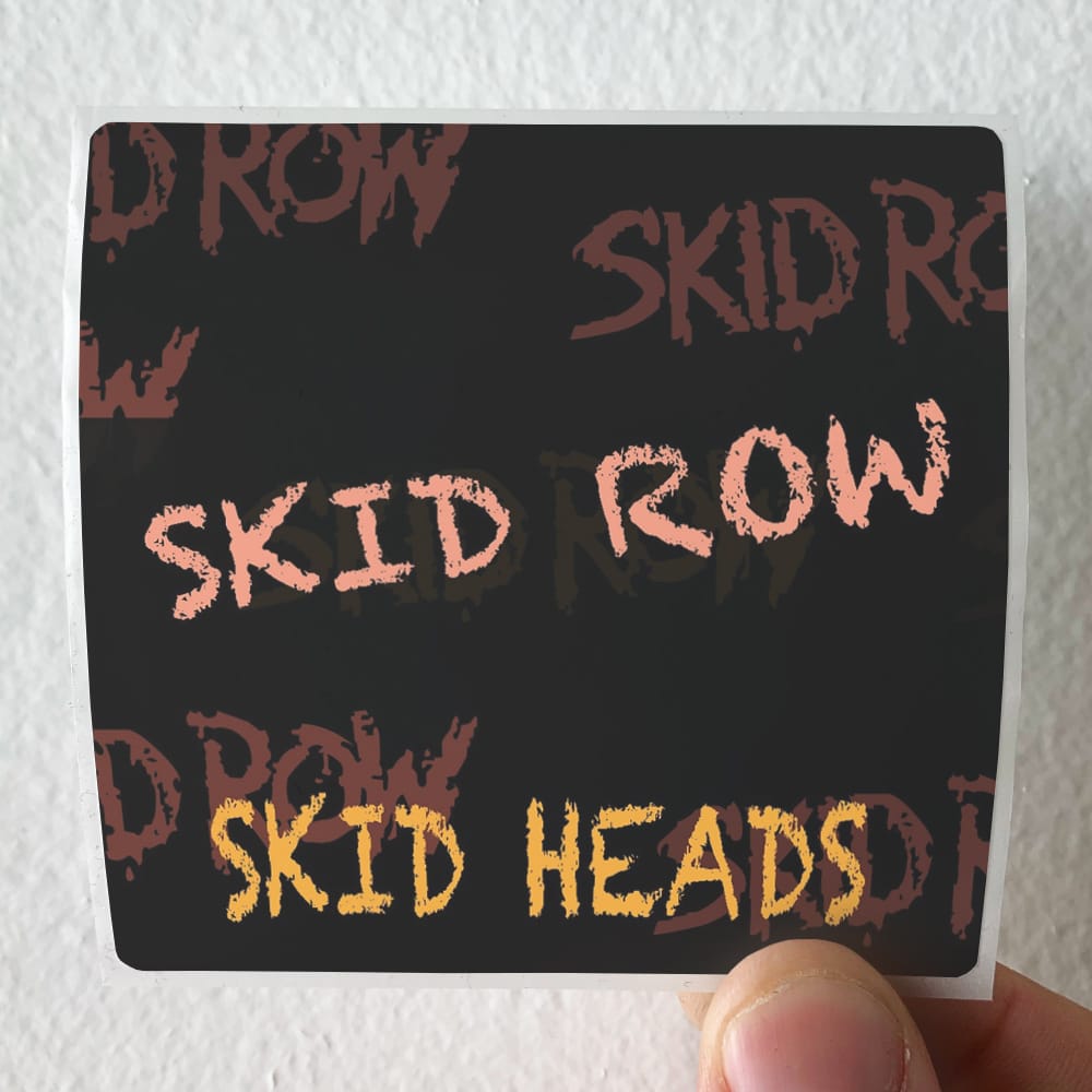 Skid Row Skid Heads Album Cover Sticker