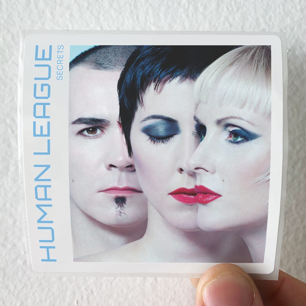 The Human League Secrets Album Cover Sticker