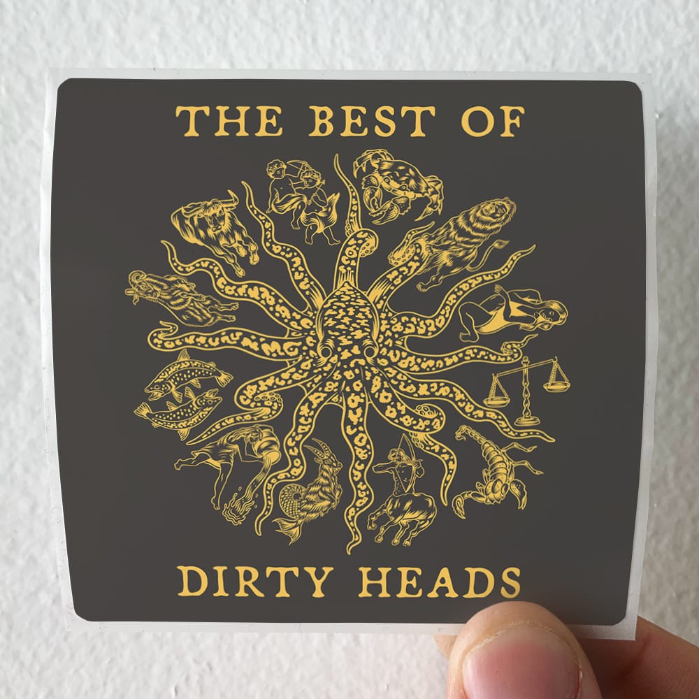 The Dirty Heads The Best Of Dirty Heads Album Cover Sticker