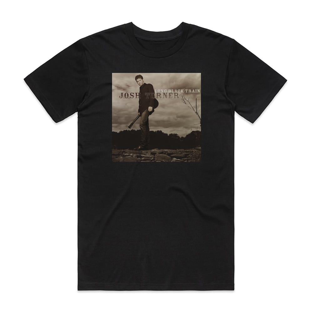 Josh Turner Long Black Train Album Cover T-Shirt Black