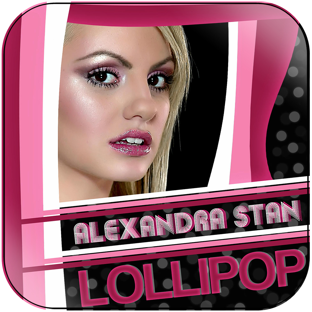 Alexandra Stan Lollipop Album Cover Sticker