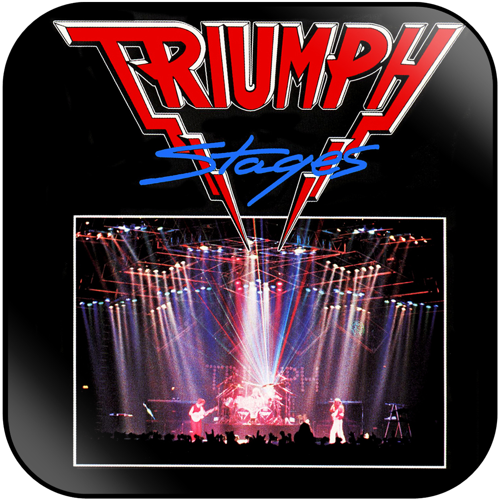 Triumph Stages Album Cover Sticker