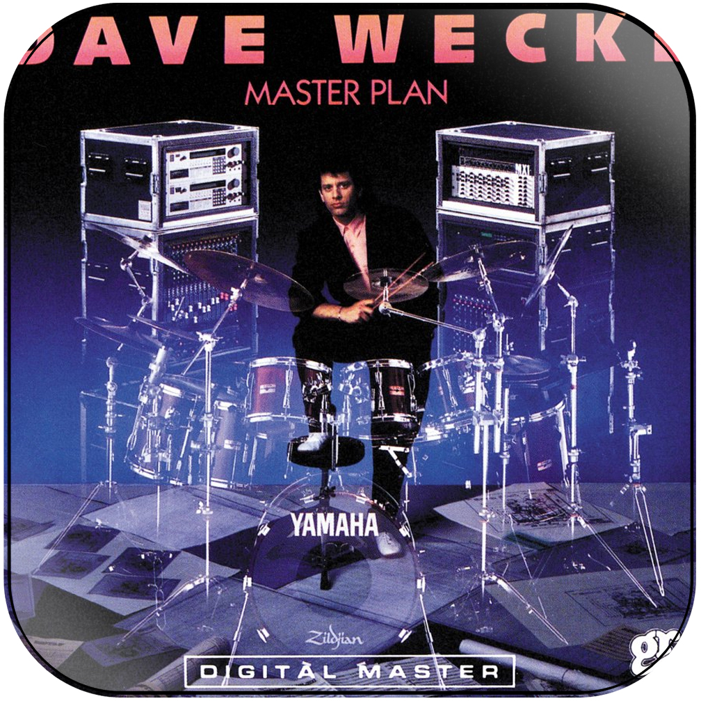 Dave Weckl Master Plan Album Cover Sticker