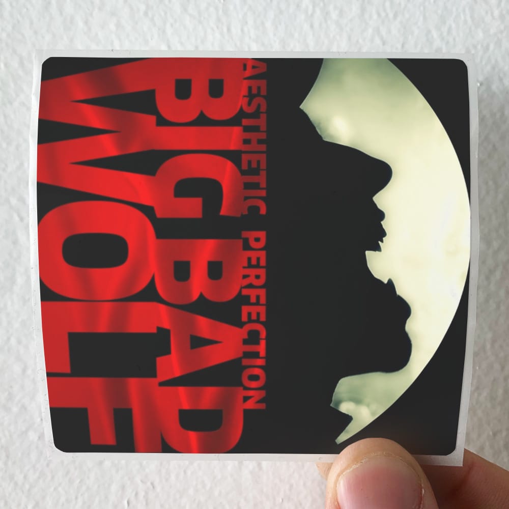 Aesthetic Perfection Big Bad Wolf Album Cover Sticker