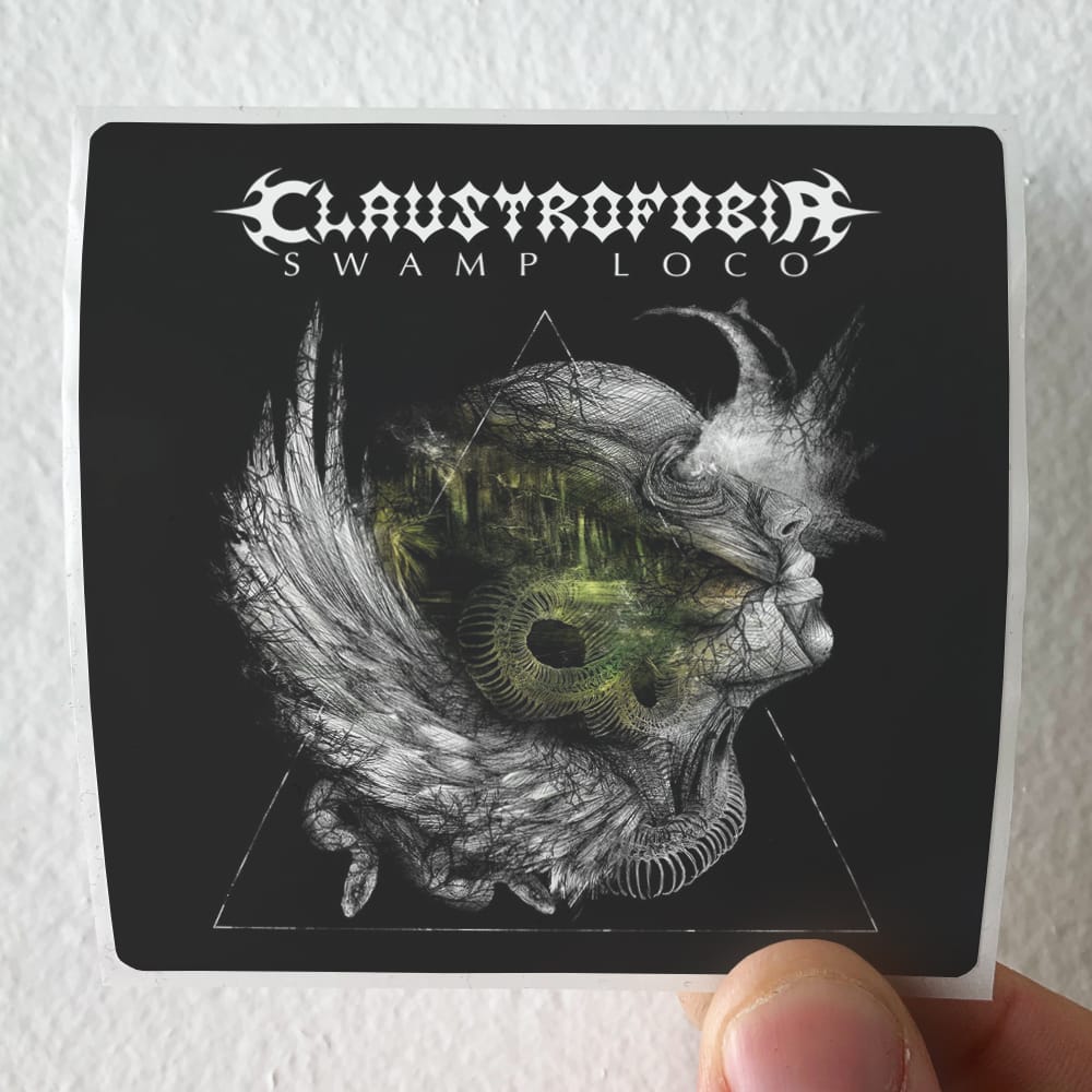 Claustrofobia Swamp Loco Album Cover Sticker