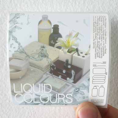 CFCF Liquid Colours Album Cover Sticker