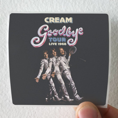 Cream Goodbye Tour Live 1968 Album Cover Sticker