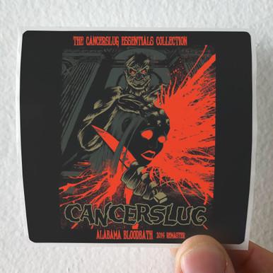 Cancerslug Alabama Bloodbath Album Cover Sticker