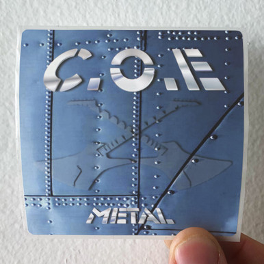 COE Metal Album Cover Sticker
