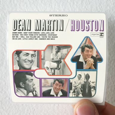 Dean Martin Houston Album Cover Sticker