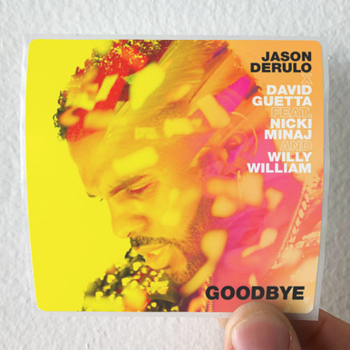 David Guetta Goodbye Album Cover Sticker