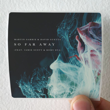 David Guetta So Far Away Album Cover Sticker