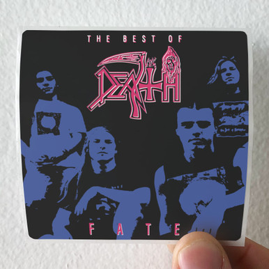 Death Fate The Best Of Death Album Cover Sticker