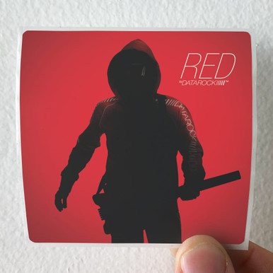Datarock Red Album Cover Sticker