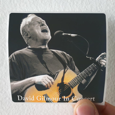 David Gilmour David Gilmour In Concert Album Cover Sticker