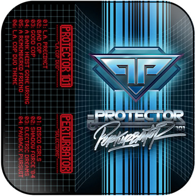 Perturbator Protector 101 Perturbator Album Cover Sticker Album Cover ...