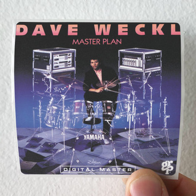 Dave Weckl Master Plan Album Cover Sticker