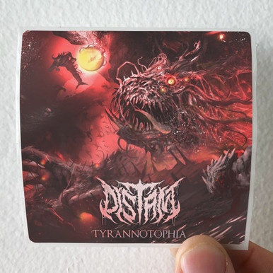 Distant Tyrannotophia Album Cover Sticker