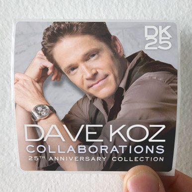 Dave Koz Collaborations 25Th Anniversary Collection Album Cover Sticker