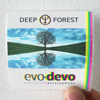 Deep Forest Evo Devo Album Cover Sticker