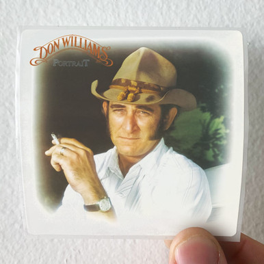 Don Williams Portrait Album Cover Sticker