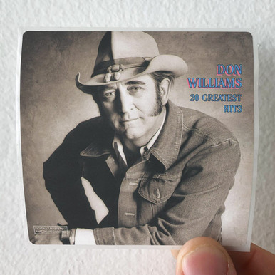 Don Williams 20 Greatest Hits Album Cover Sticker