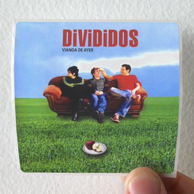 Divididos Vianda De Ayer Album Cover Sticker