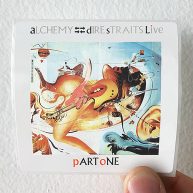 Dire Straits Alchemy Dire Straits Live Part One Album Cover Sticker