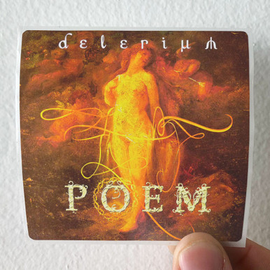 Delerium Poem Album Cover Sticker