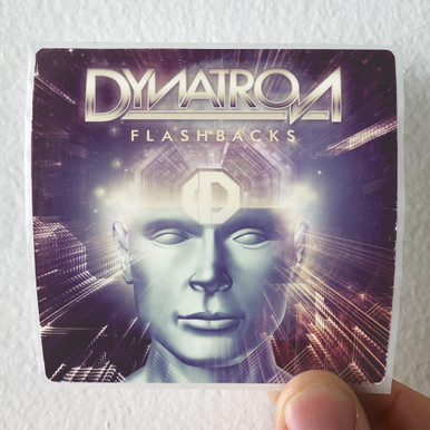 Dynatron Flashbacks Album Cover Sticker