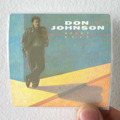 Don Johnson Heart Beat Album Cover Sticker