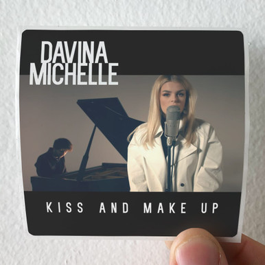 Davina Michelle Kiss And Make Up Album Cover Sticker