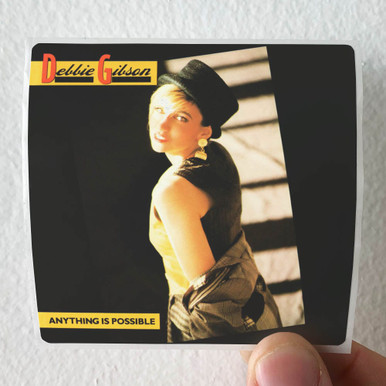 Debbie Gibson Anything Is Possible Album Cover Sticker