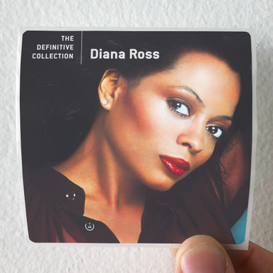 Diana Ross The Definitive Collection Album Cover Sticker