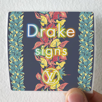 Drake Signs Album Cover Sticker