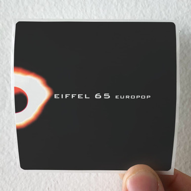 Eiffel 65 Europop Album Cover Sticker