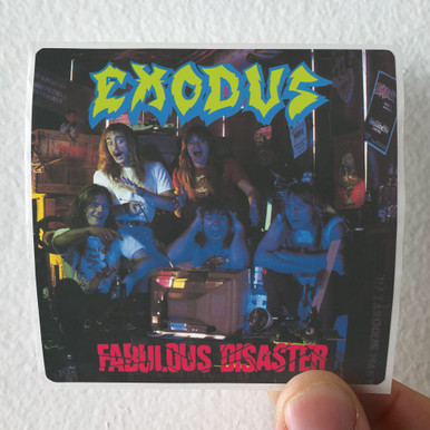 Exodus Fabulous Disaster Album Cover Sticker