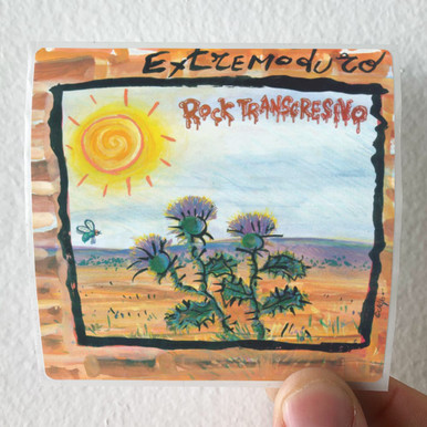 Extremoduro Rock Transgresivo Album Cover Sticker