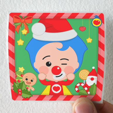 El Payaso Plim Plim Navidad Con Plim Plim Album Cover Sticker