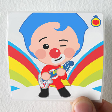 El Payaso Plim Plim Las Canciones De Plim Plim Vol 1 Album Cover Sticker