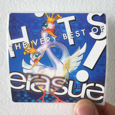 Erasure Hits The Very Best Of Erasure Album Cover Sticker