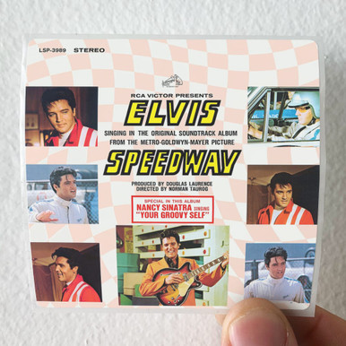 Elvis Presley Speedway Album Cover Sticker