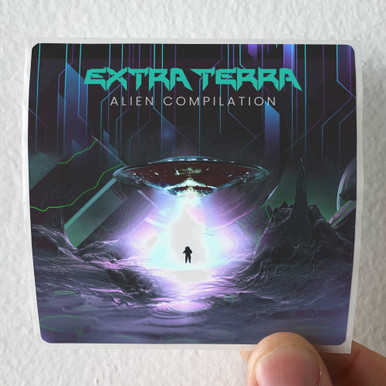 Extra Terra Alien Compilation Album Cover Sticker