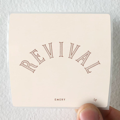 Emery Revival Emery Classic Reimagined Album Cover Sticker