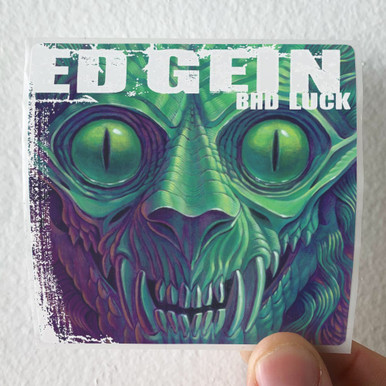 Ed Gein Bad Luck Album Cover Sticker