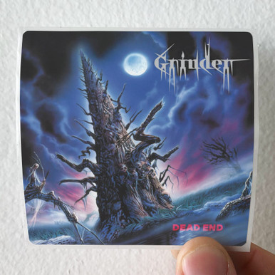 Grinder Dead End Album Cover Sticker