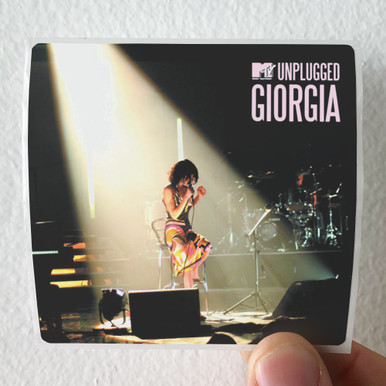 Giorgia Mtv Unplugged Album Cover Sticker