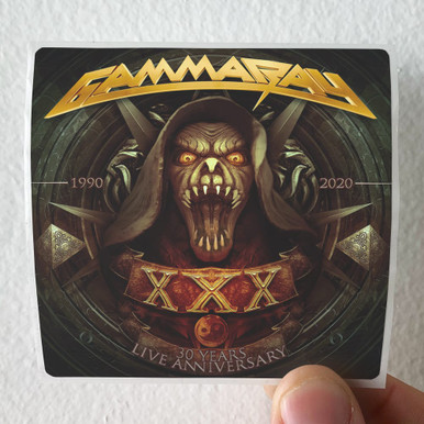 Gamma Ray 30 Years Live Anniversary Album Cover Sticker