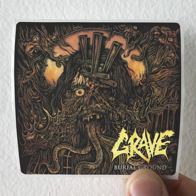 Grave Burial Ground Album Cover Sticker